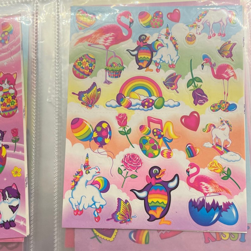 Vintage Lisa Frank Easter Markie The Unicorn Sticker … - Gem